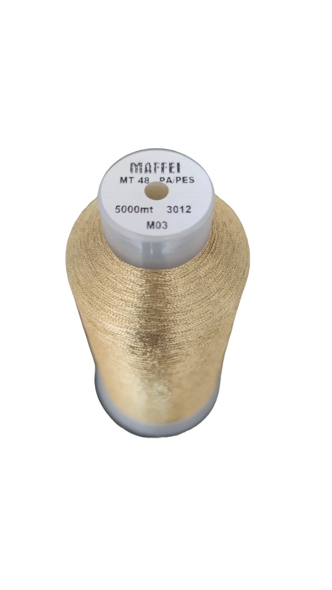 Spole da ricamo Metal Maffei oro M03 5000 metri - Macchine Per Cucire ...